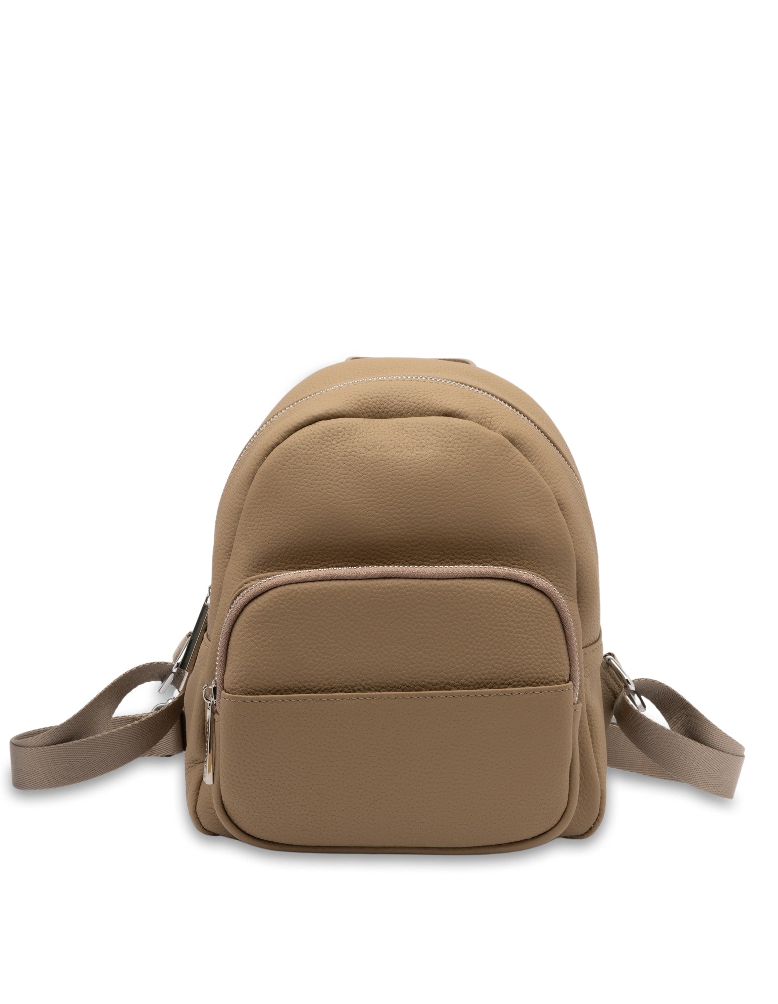 Mocha Scarlett Leather Backpack- Taupe | Mocha Australia