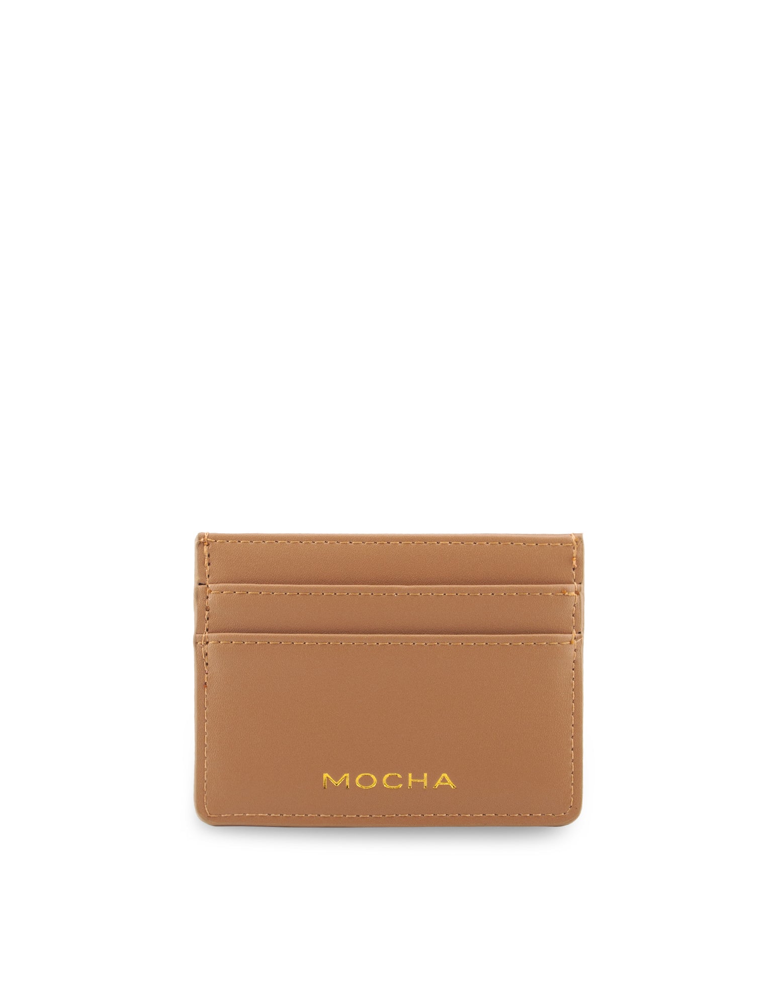 Mocha Avery Simple Card Holder- Tan | Mocha Australia