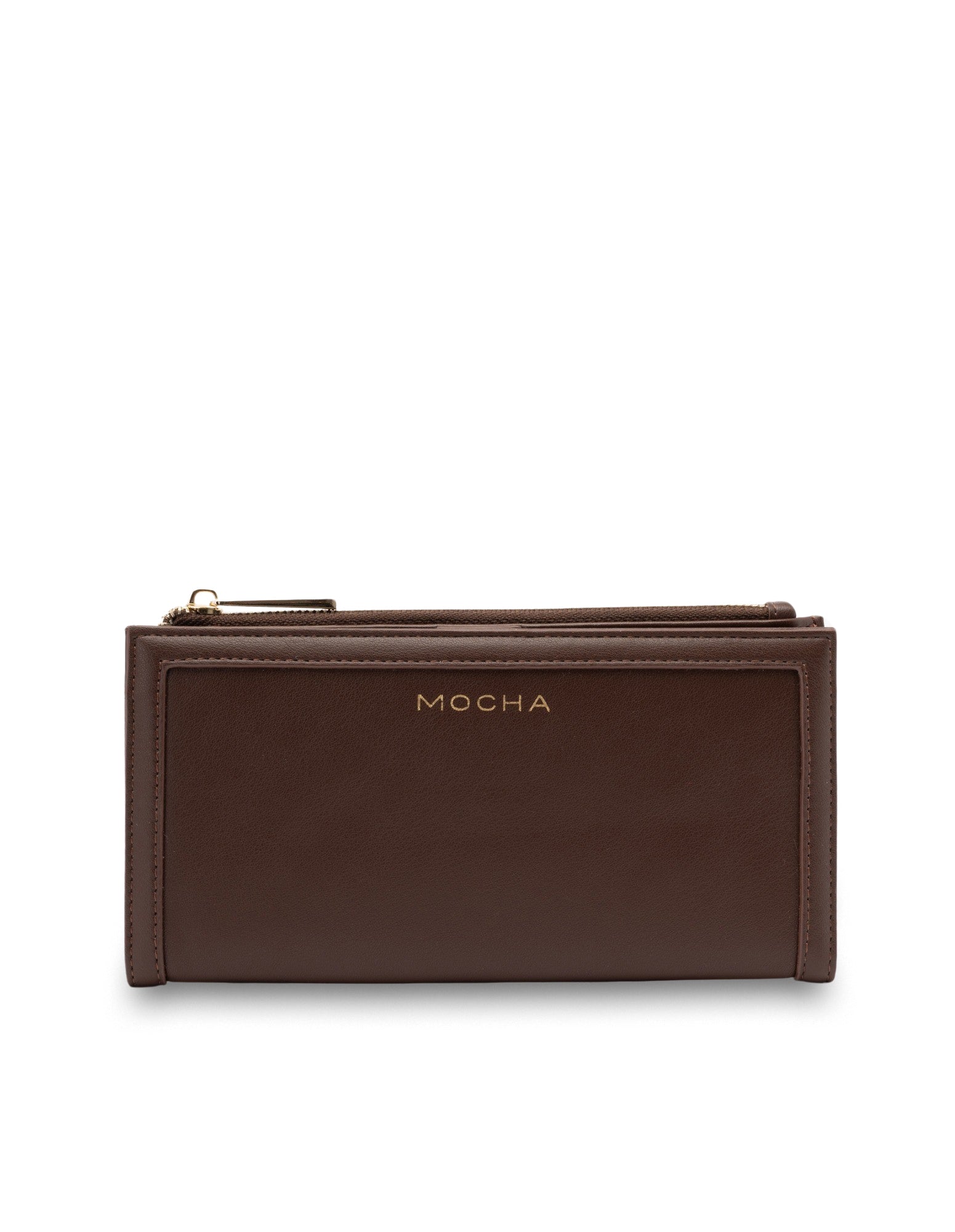 Mocha Stella Long Wallet- Dark Chocolate | Mocha Australia