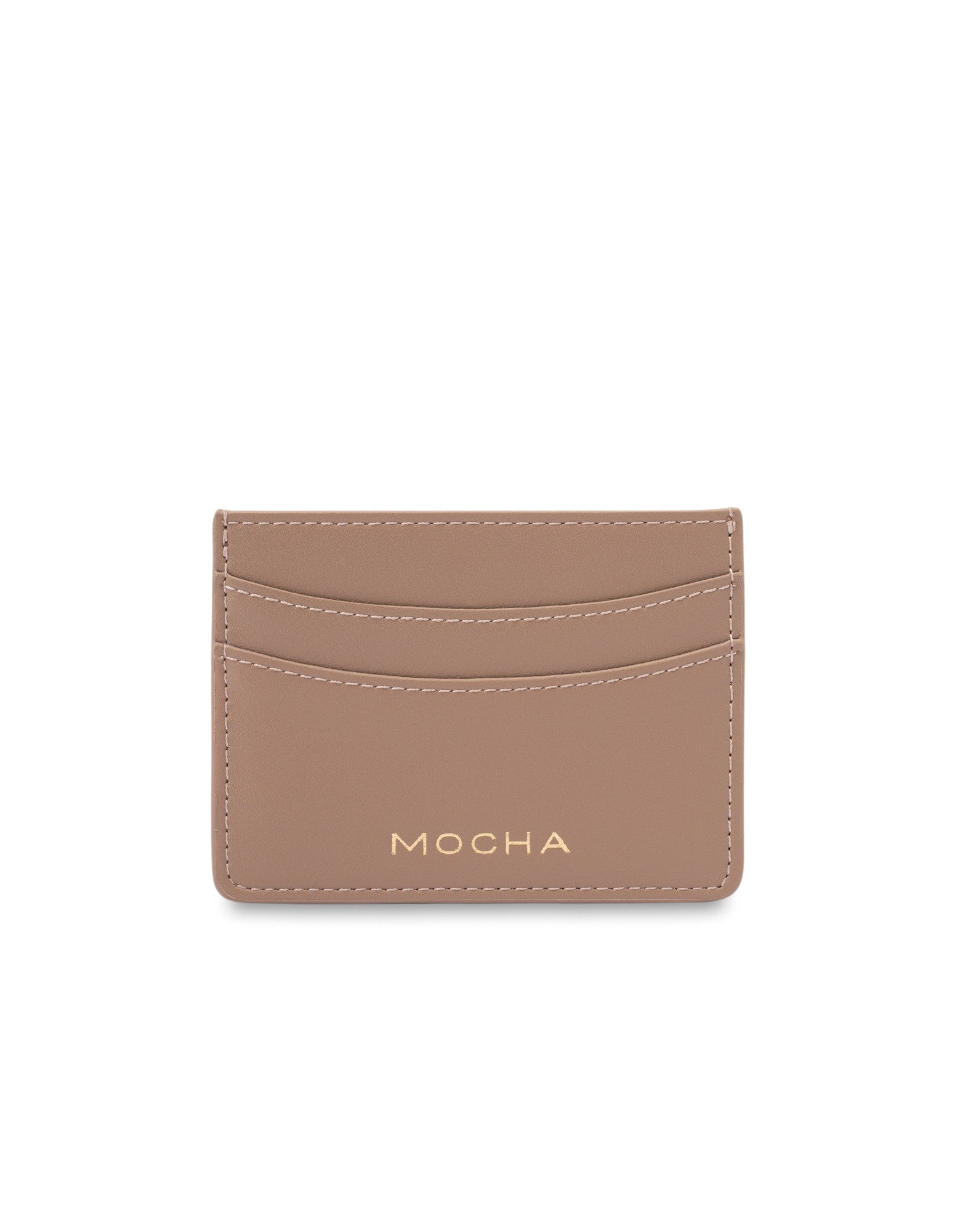 Mocha Donnette Simple Card Holder - Chestnut | Mocha Australia