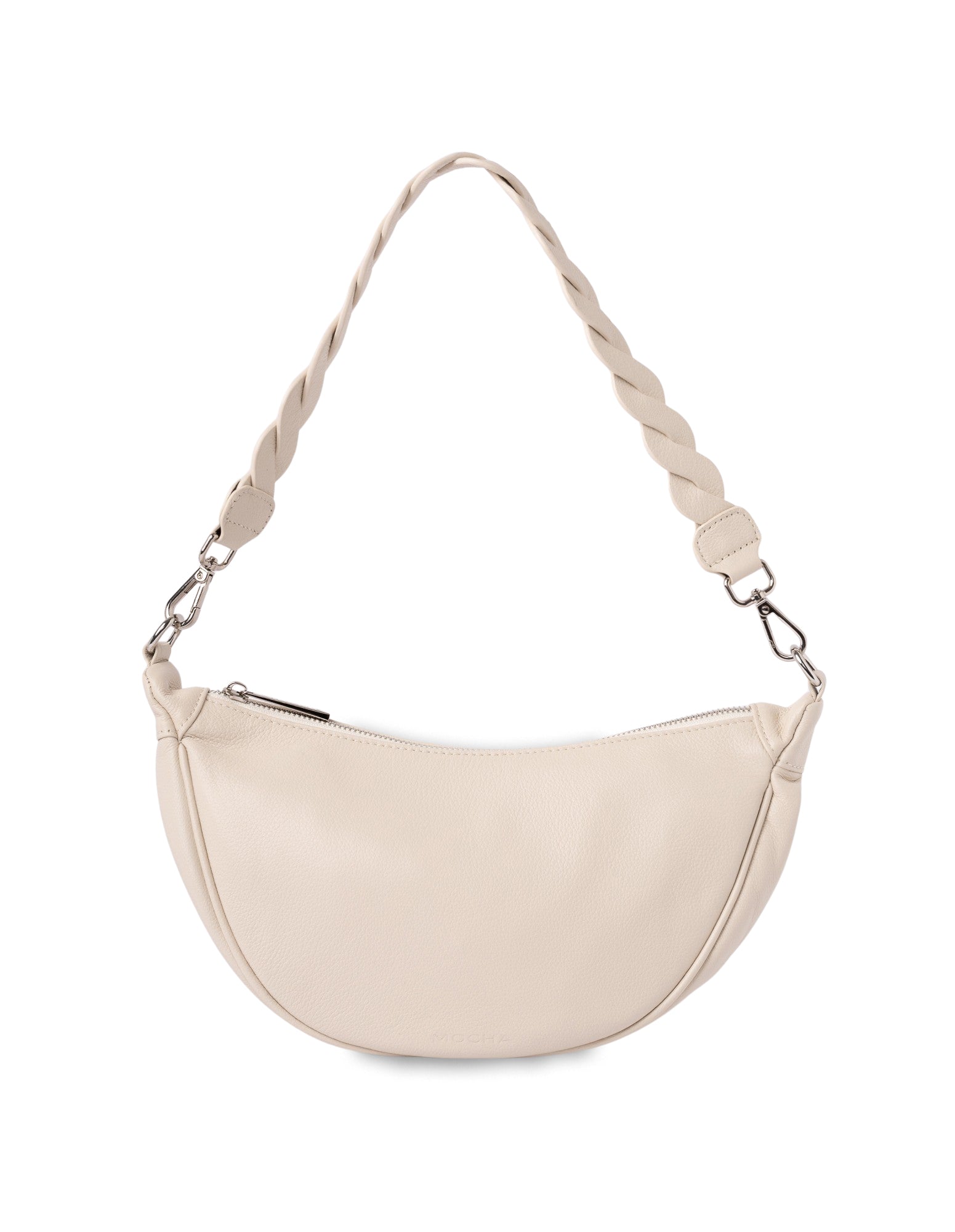 Mocha Catalina Leather Crossbody Bag - Cream | Mocha Australia