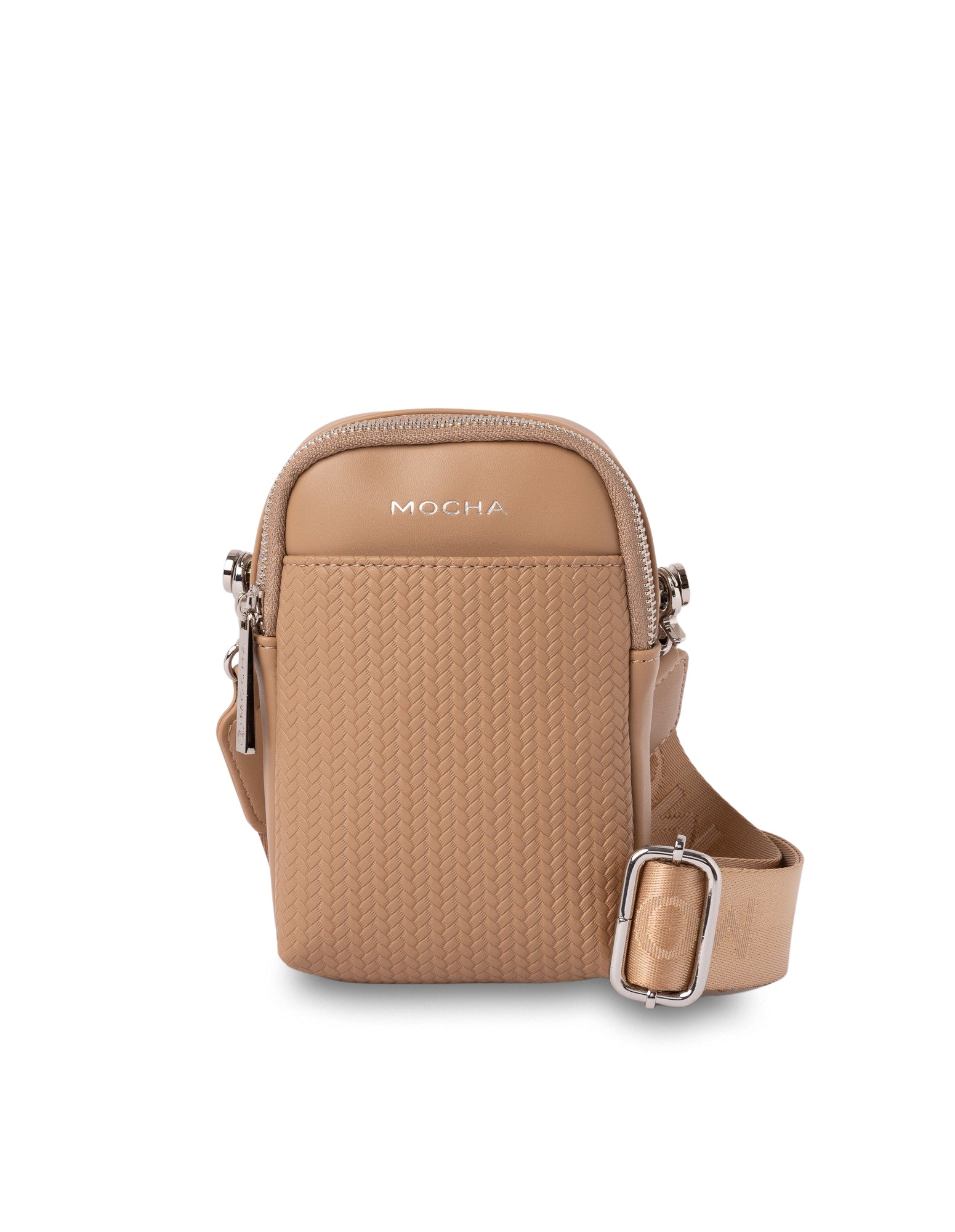 Mocha Tessa Phone Crossbody Bag - Taupe | Mocha Australia