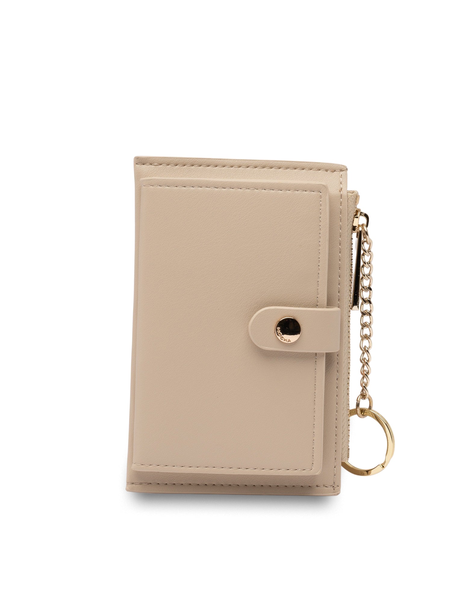 Mocha Simple Clip Coin Wallet - Taupe | Mocha Australia