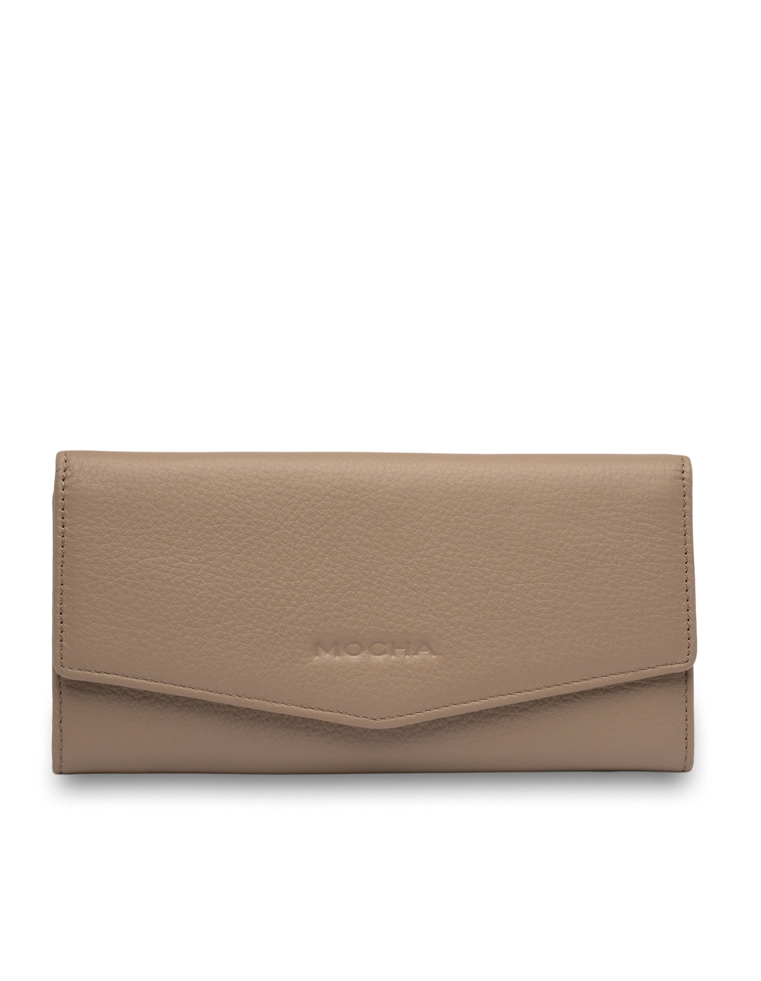 Mocha Tania Long Wallet - Taupe | Mocha Australia