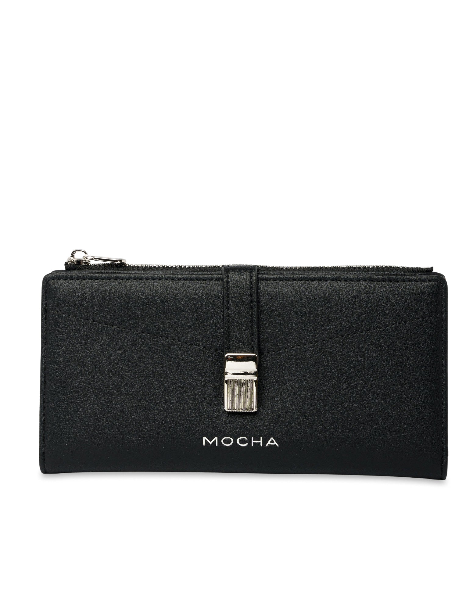 Mocha Piper Long Wallet - Black | Mocha Australia