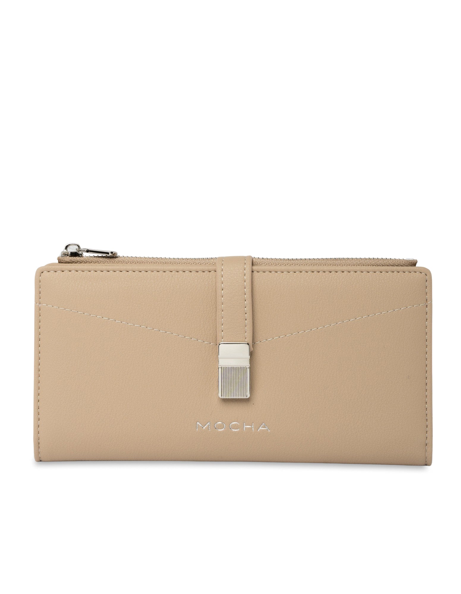 Mocha Piper Long Wallet - Almond | Mocha Australia