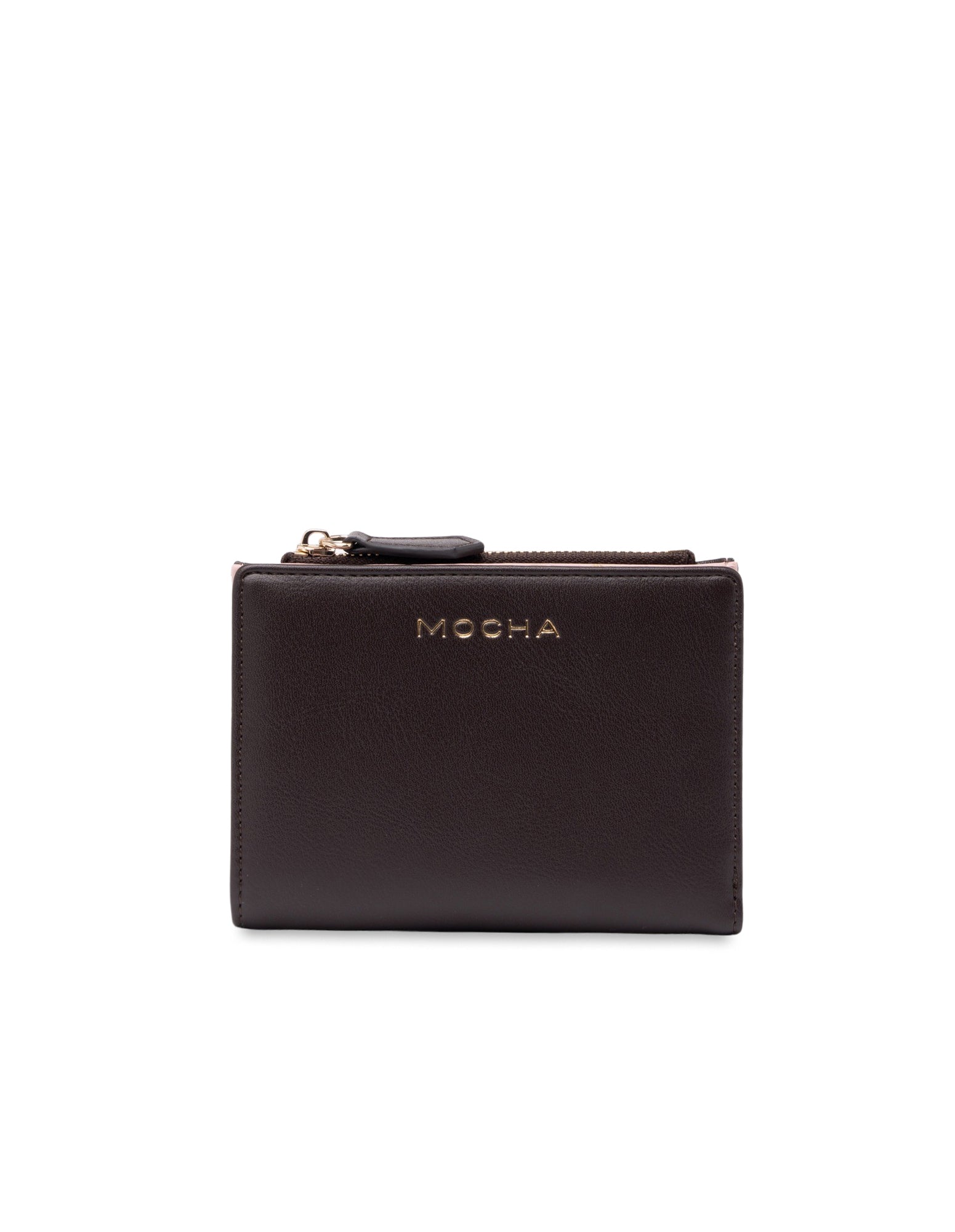 Mocha Small Classic Arya Wallet - Choc/Rose | Mocha Australia